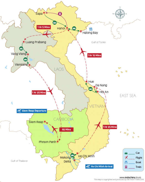 Treasure of Indochina - 26 Days - Indochina Tours
